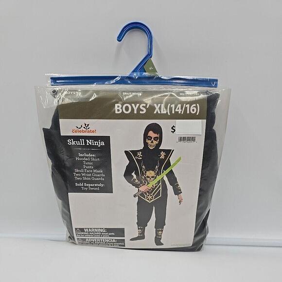Ninja | Other | Skull Ninja Costume Kids 416 Undead Ninja Costume ...